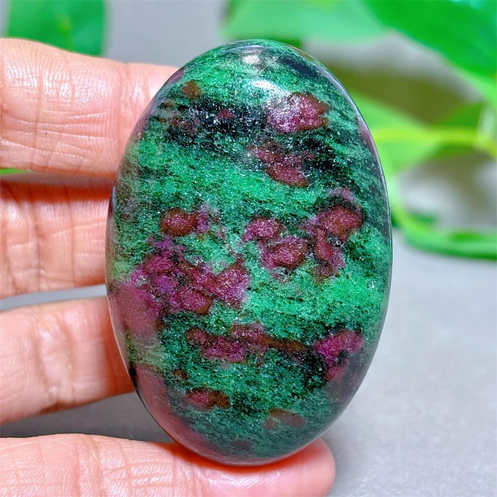 Ruby With Zoisite Blue Tourmaline Palm Crystal Natural Stone Quartz ...