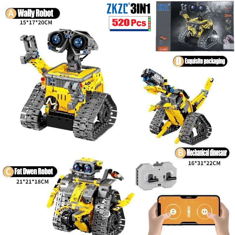 Tecnolog-a-de-ciudad-3-en-1-Robots-de-programaci-n-RC-bloques-de ...