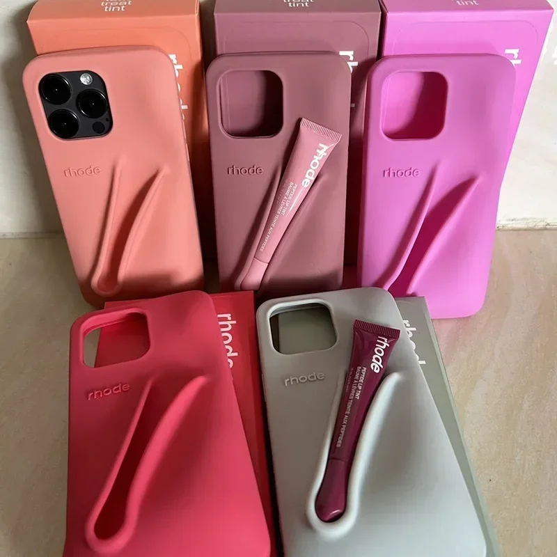 Funda-de-tel-fono-de-silicona-suave-Rhode-de-lujo-para-IPhone-16-15-Pro ...