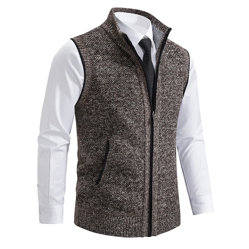 Male-Vest-Cardigan-Sleeveless-Knit-Jackets-Men-Fashion-Casual-Vets ...