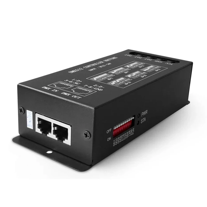 DMX512-H807-RGB-LED-Controller-DMX-WS2811-WS2812B-WS2813-WS2815-Pixels ...