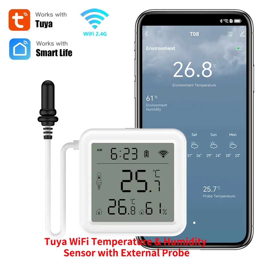 Tuya-WiFi-Temperature-Humidity-Sensor-With-External-Probe-for-Smart ...