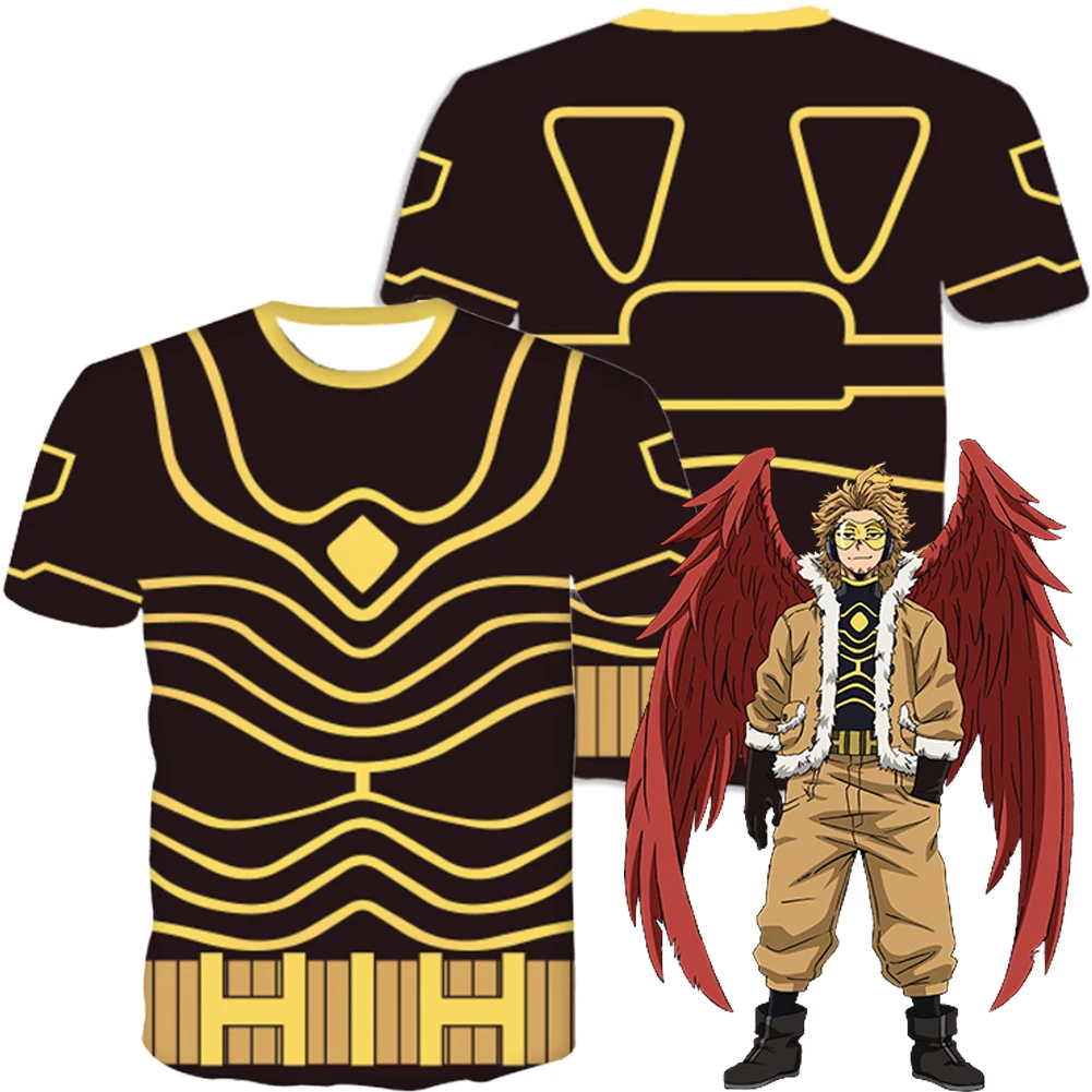 Hawks-Takami-Keigo-Cosplay-Men-T-Shirt-Costume-Anime-My-Hero-Cosplay ...