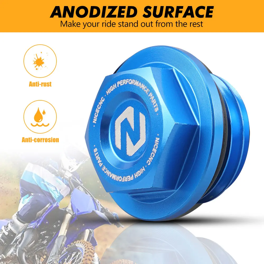 NICECNC-Motocross-Engine-Oil-Filler-Plug-For-Yamaha-YZ-80-85-125-250 ...