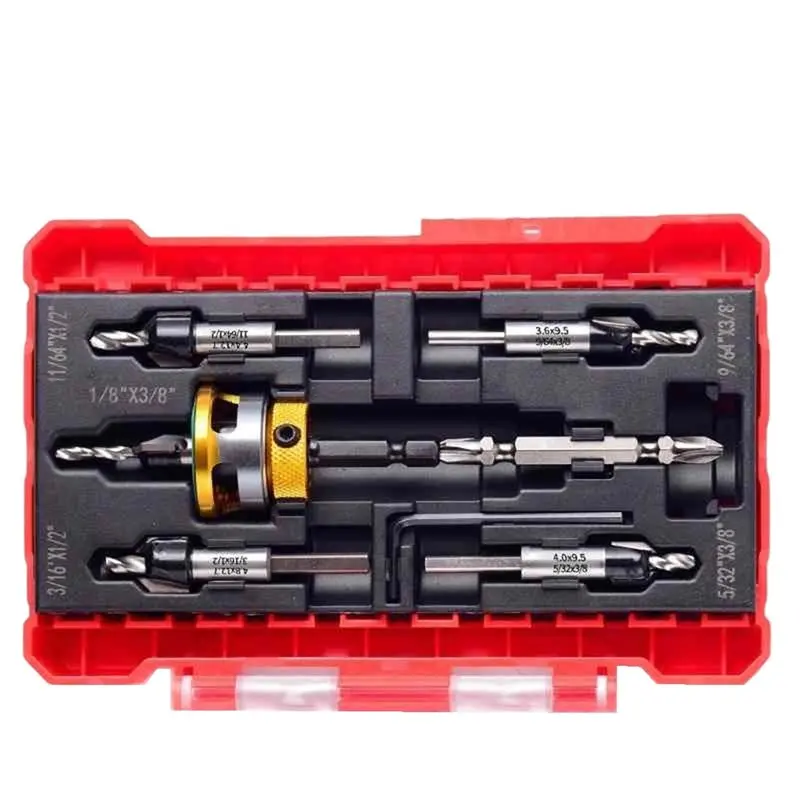 GYTB-Countersunk Drill Bit Set, Countersunk Drill Bit With Depth ...