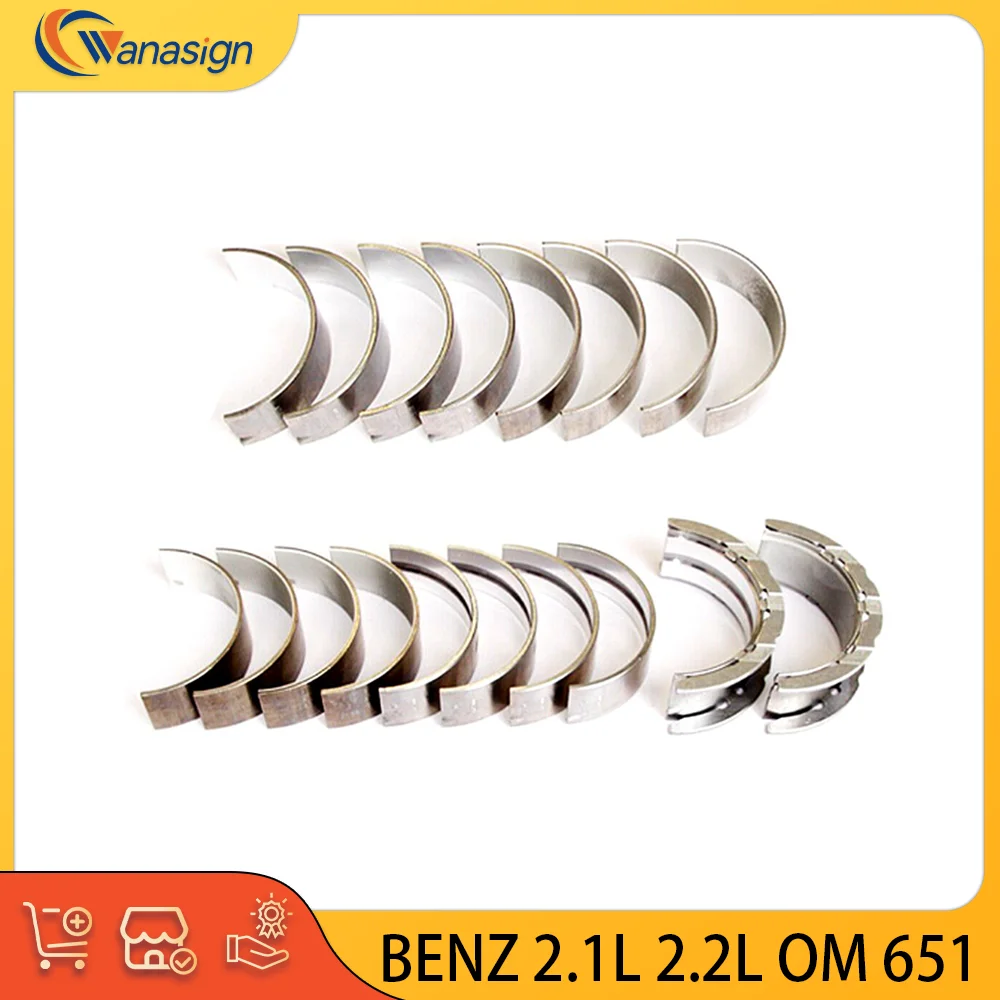 AUTO-ENGINE-PARTS-Crankshaft-Main-CON-ROD-Bearing-Set-For-JEEP-MERCEDES ...