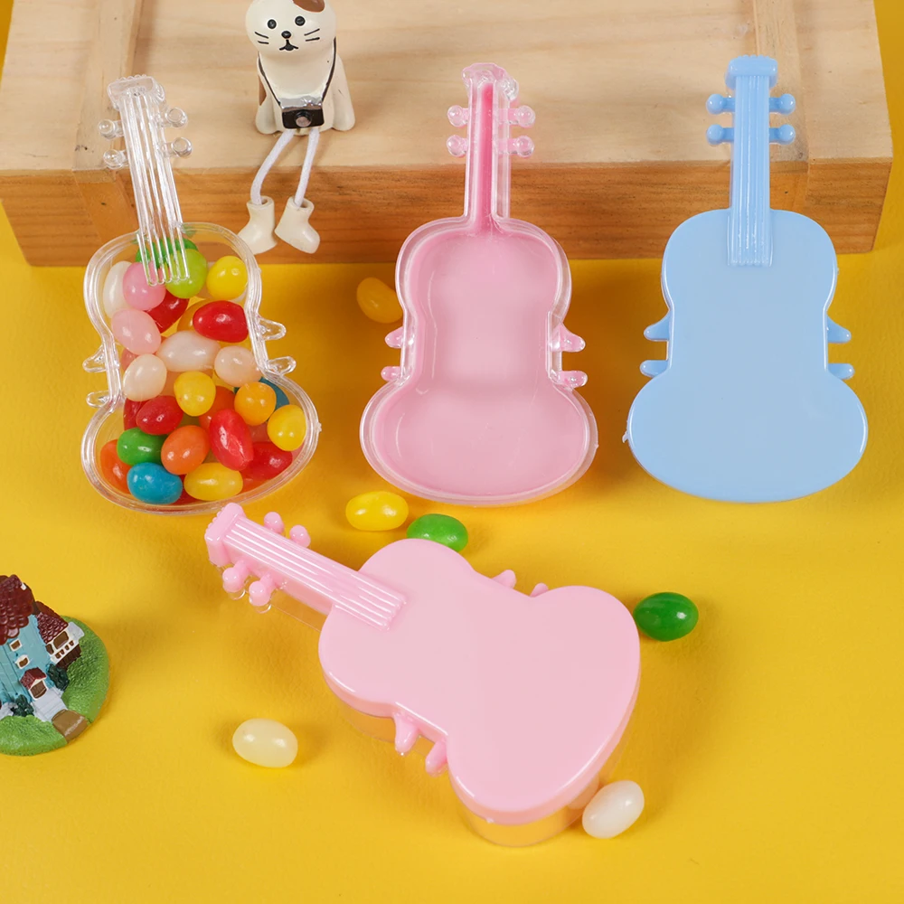 4Pcs-Creative-Guitar-Shape-Plastic-Candy-Boxes-for-Wedding-Baby-Shower ...