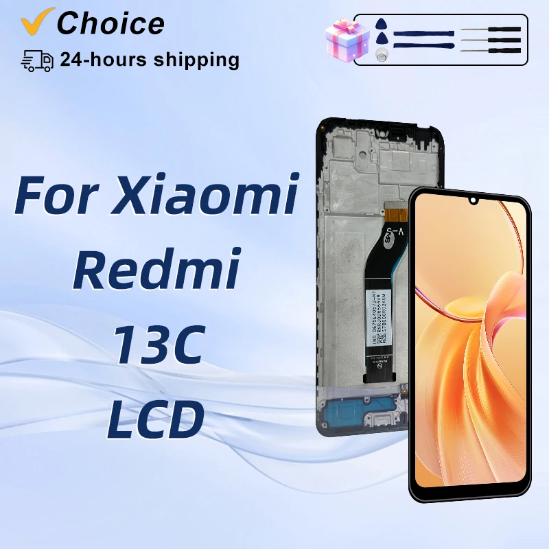 6.74" For Xiaomi Redmi 13C LCD Display 23100RN82L 23124RN87G Touch ...