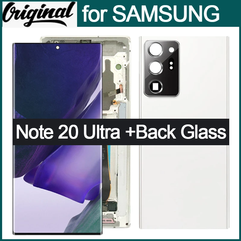 Original 6.9 amamamoled lcd substituição para samsung galaxy note 20 ...