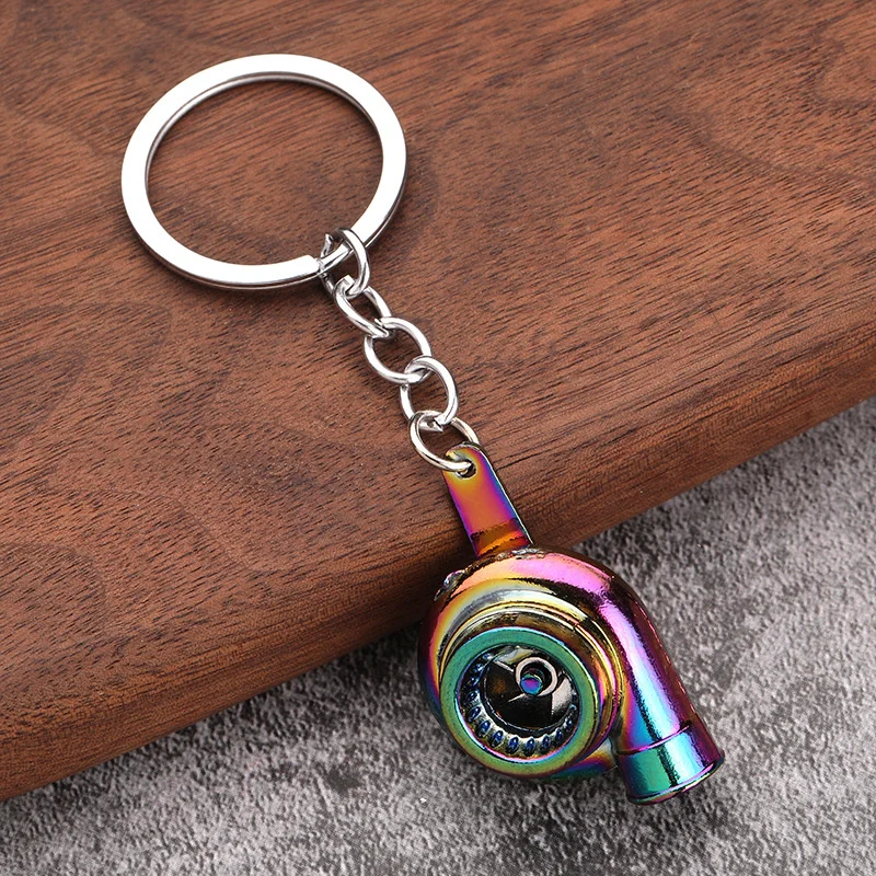 Mini-Turbo-Turbocharger-Keychain-Spinning-Turbine-Key-Ring-Zinc-Alloy ...
