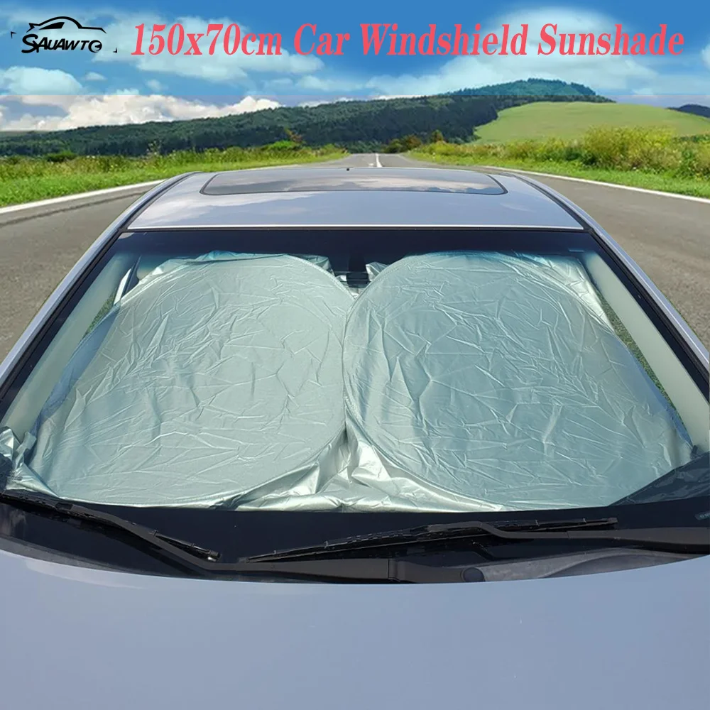 1x pára brisa do carro sun sombra da janela frente pára sol capa ...