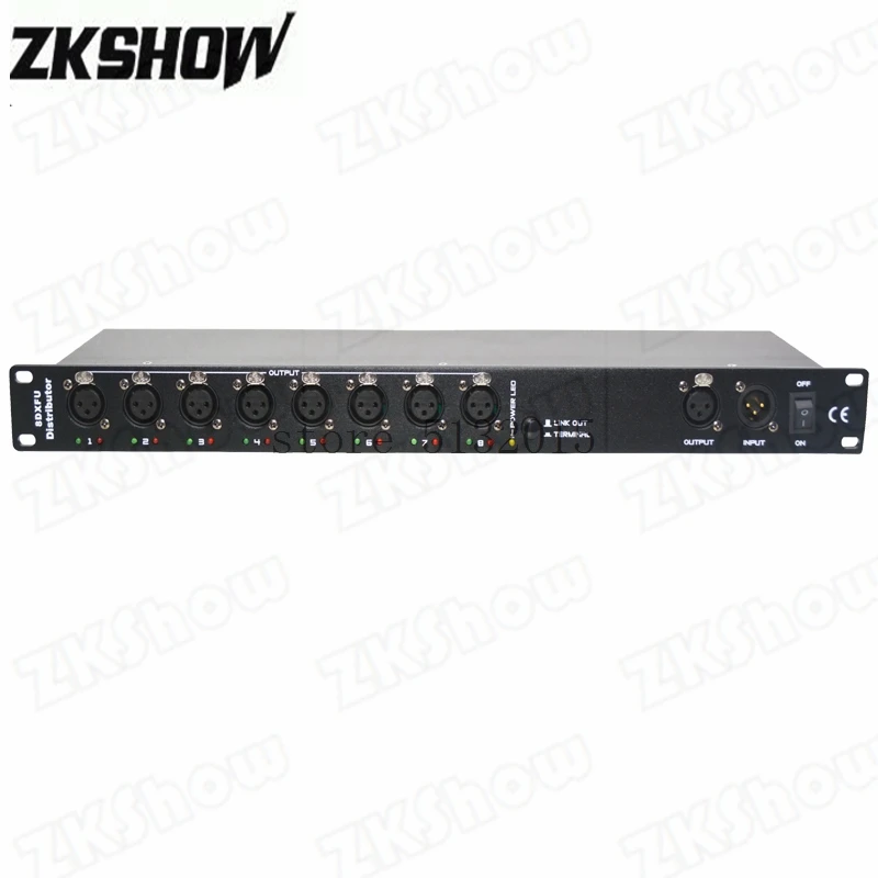 Eight-Way-DMX-Distributor-Splitter-with-One-Input-DMX512-1990-Standard ...