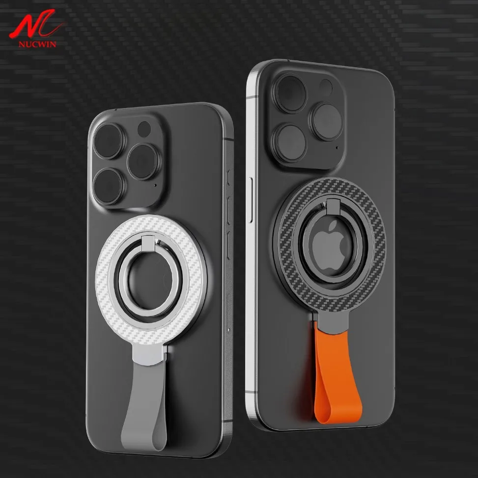 Carbon-Fiber-Magnetic-Phone-Holder-Magsafe-Bracket-for-iPhone-12-13-14 ...