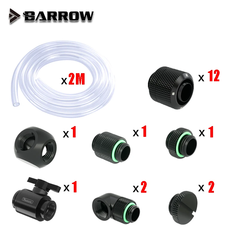 Barrow-Fitting-Kit-use-Soft-Pipe-Hand-Compression-Connector-Joint-Hose ...