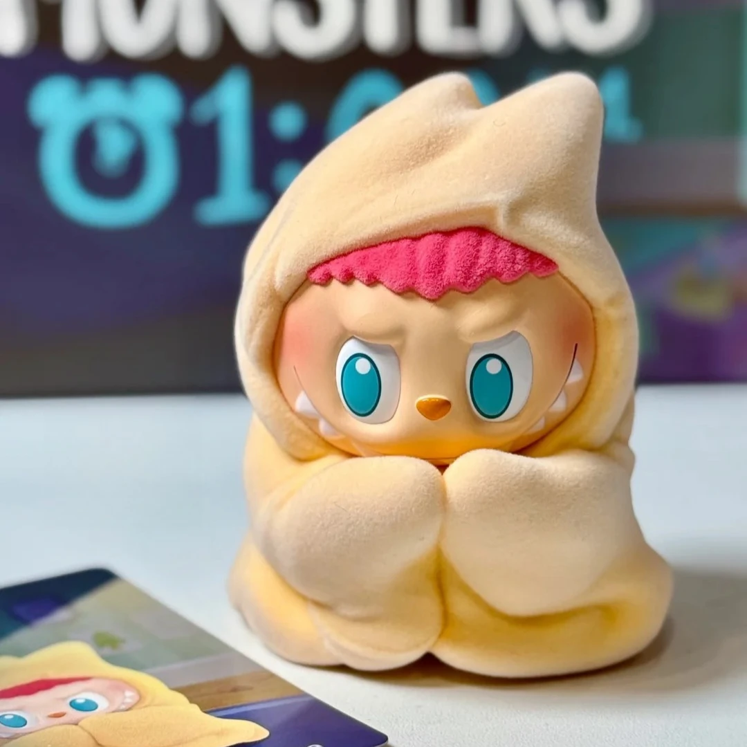 POP MART THE MONSTERS LABUBU 1：00 Am Series Blind Box Flocking Anime ...