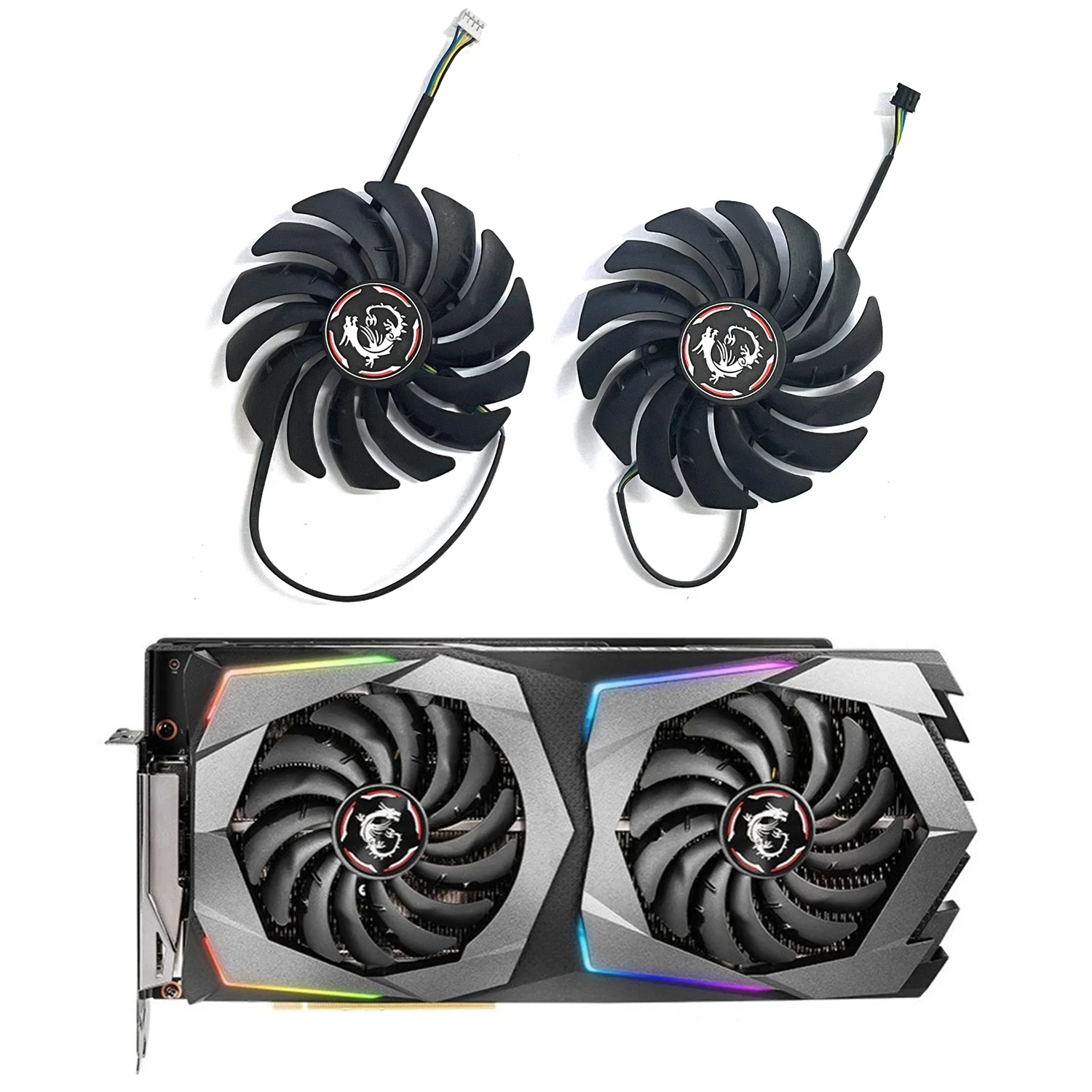 Pld10010s12hh 95mm 4pin Dc 12v 0.40a Rtx2070 X-8g Gpu Cooler For ...