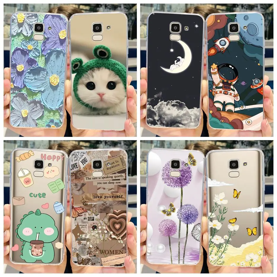 For Samsung Galaxy J6 2018 Case SM-J600F Soft Silicone Phone Case For ...