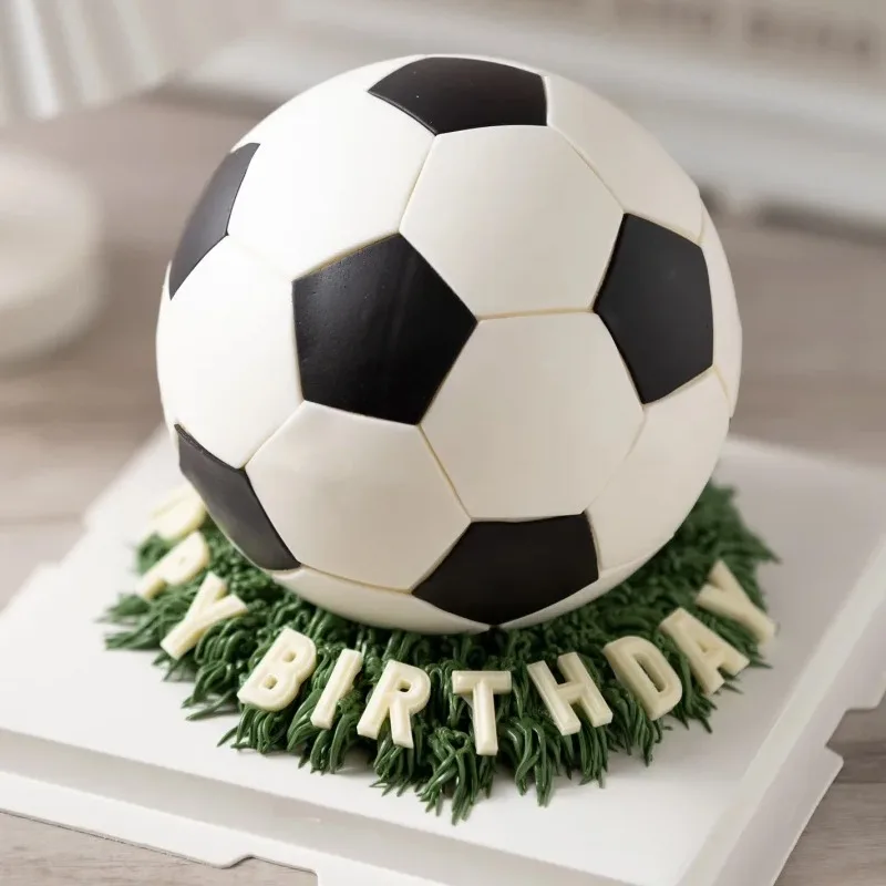 3D-Soccer-Ball-Baking-Pan-with-Cookie-Cutter-Football-Metal-Cake-Pan ...