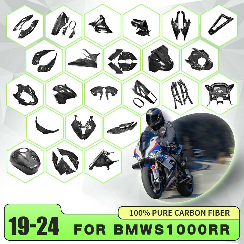 For-BMW-S1000RR-M1000RR-2019-2020-2021-2022-2023-2024-Motorcycle-Carbon ...