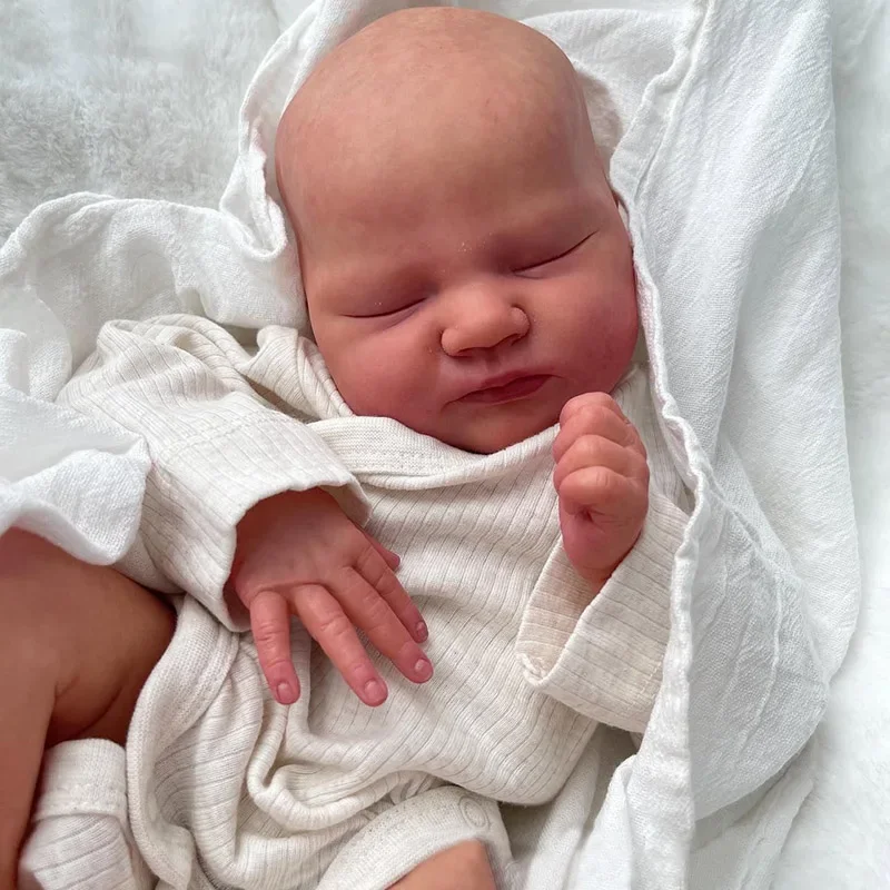 Reborn Corpo Inteiro Silicone com Detalhes de Pintura Fio a Fio ...