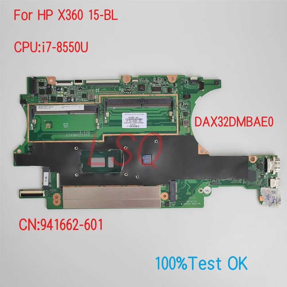 DAX32DMBAE0-For-HP-ProBook-X360-15-BL-Laptop-Motherboard-With-CPU-i7 ...