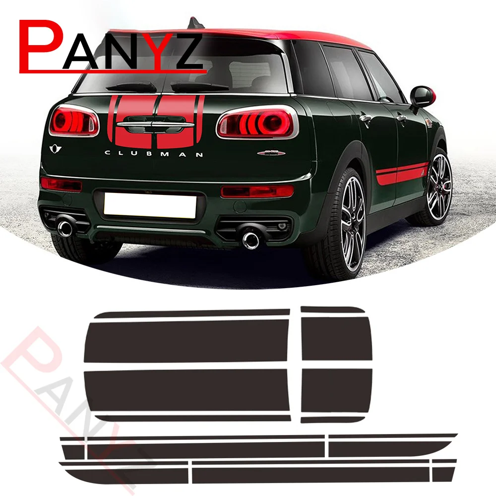 Car-Hood-Bonnet-Engine-Cover-Trunk-Rear-Side-Stripes-Sticker-Body-Kit ...