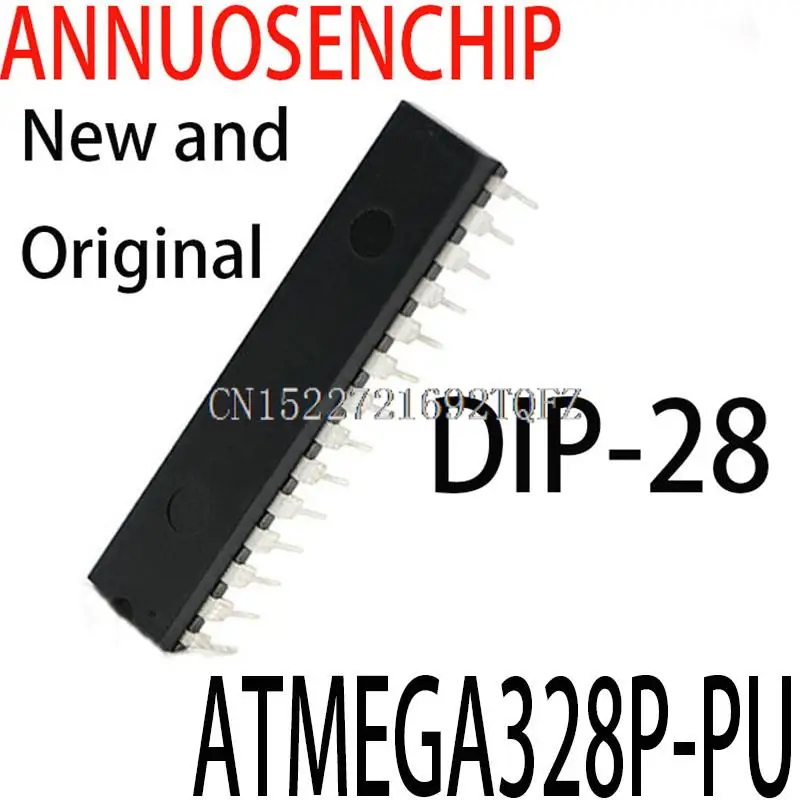 50 piezas nuevo y Original ATMEGA328 DIP28 ATMEGA328P ATMEGA 328P PU ...