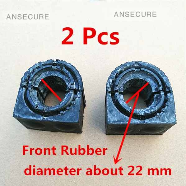 2 Pcs Front Sway Bar Anti Roll Bar Bushing Stabilizer Rubber Bush For ...