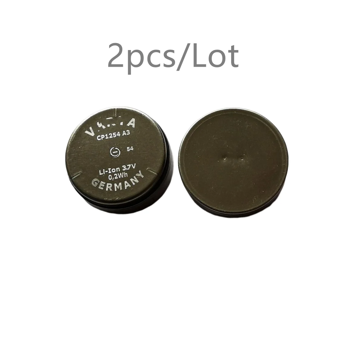 2pcs New 3.7V Li-ion Varta 55mAh CP1254 A3 Battery For True Wireless ...