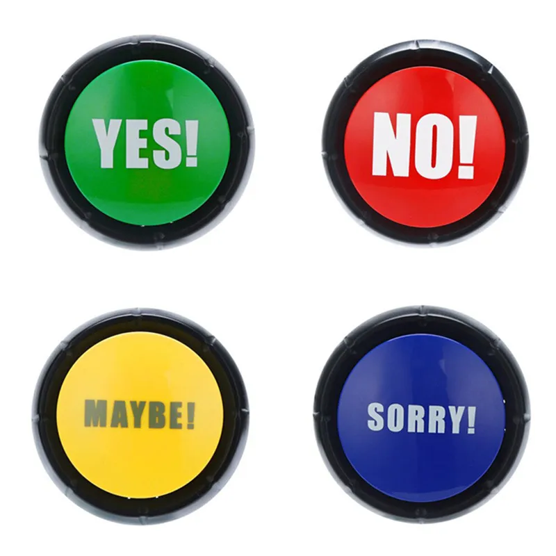 Respond to phone Bullshit Buttons Maybe No Sorry Yes Sound Button Toys ...