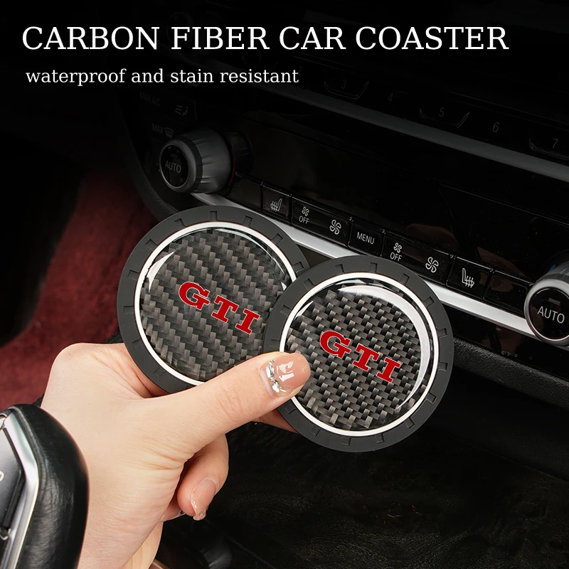 Car-Coasters-Water-Cup-Slots-Non-Slip-Mat-Waterproof-Cup-Pad-For ...
