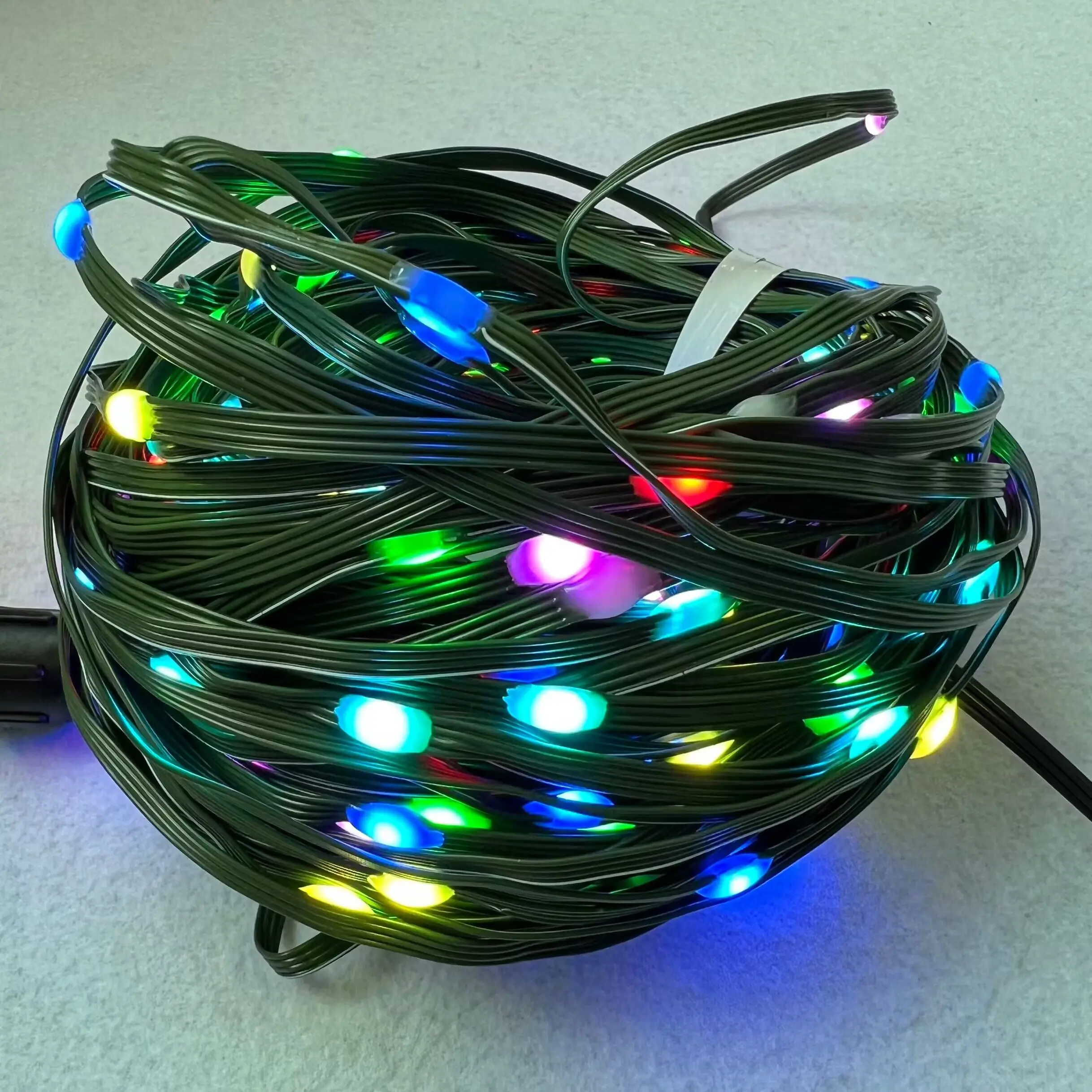 DC24V 150ct 20cm pitch SK6812/WS2811 LED Pebble string light;RGB ...