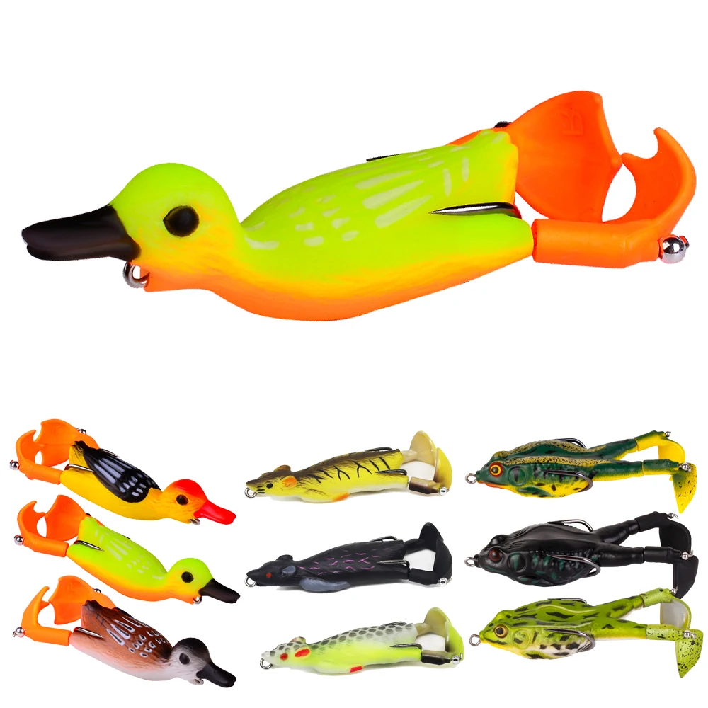 1Pcs-Propeller-Flipper-Duck-Fishing-Lure-Ducking-Fishing-Frog-Lure-9 ...