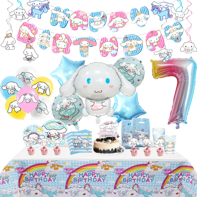Cinnamoroll-Birthday-Party-Decoration-Sanrio-Dog-Aluminum-Foil-Balloon ...