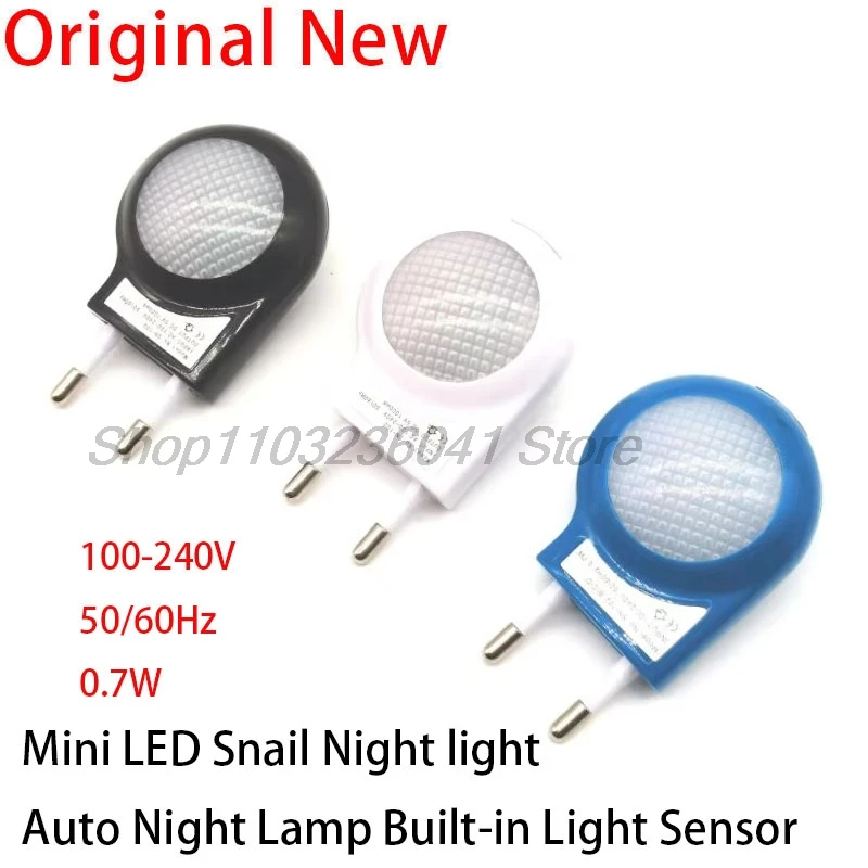 Mini-LED-Snail-Night-light-Auto-Night-Lamp-Built-in-Light-Sensor ...