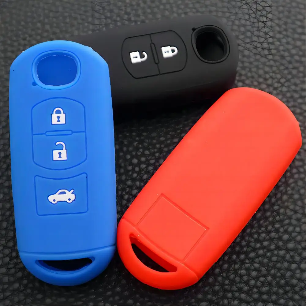 Smart-3-Buttons-Silicone-Car-Remote-Key-Case-Cover-Fit-for-Mazda-CX3-CX ...