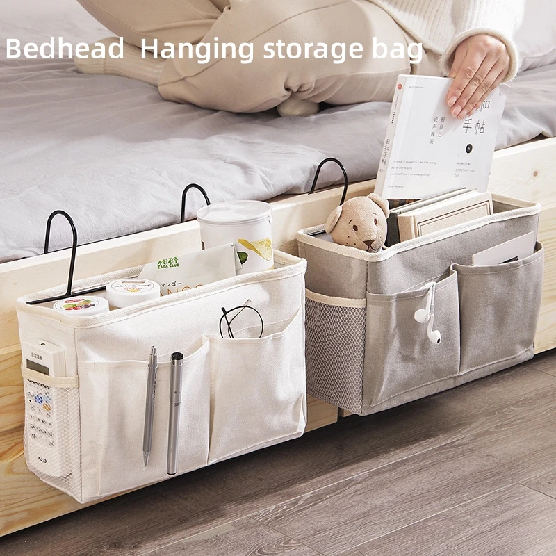 Bedside-Storage-Rack-Dormitory-Storage-Basket-Bedside-Hanging-Basket ...