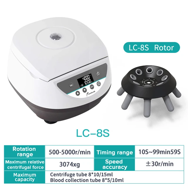 Blood Centrifuge Prp Plasma Centrifuge Machine Digital Medical Centrifuge Lab 4000rpm 5000rpm ...