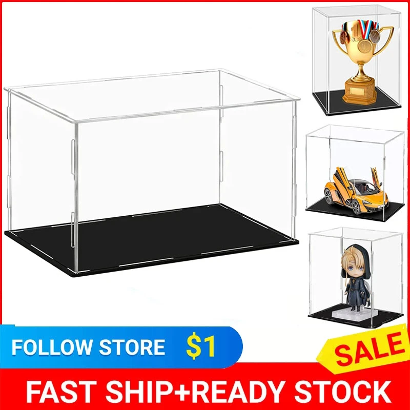 Transparent Acrylic Display Box Suitable For Toy Figures, Collectibles ...