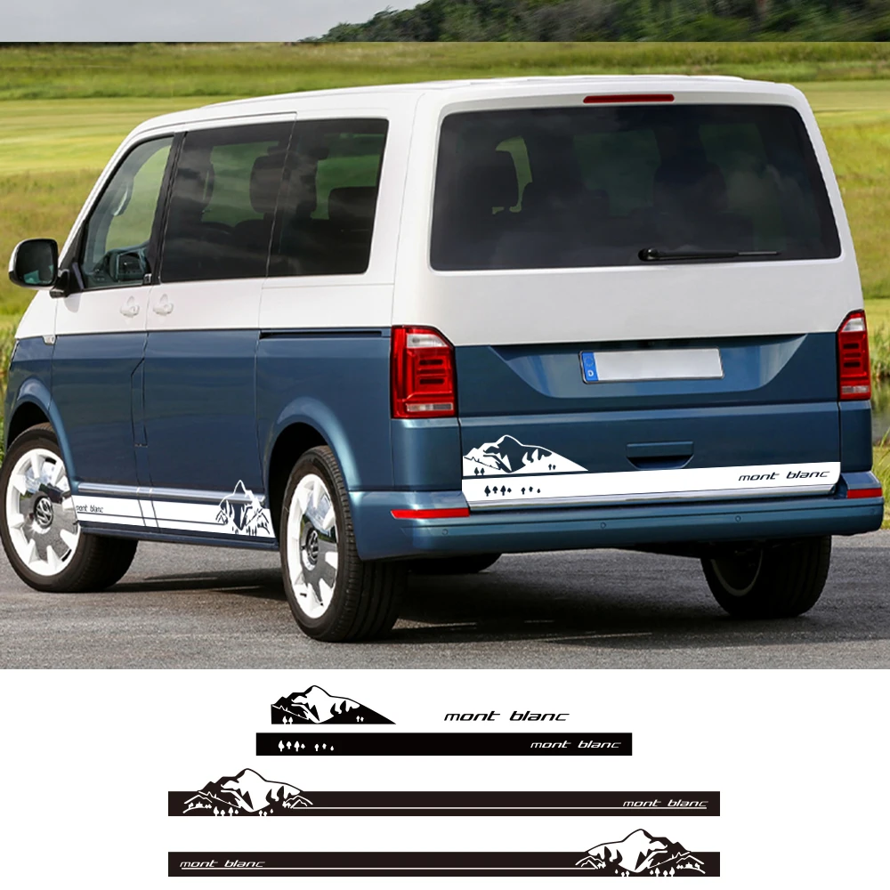 Car-Mont-Blanc-Decor-Stickers-For-Volkswagen-VW-Multivan-Transporter-T4 ...