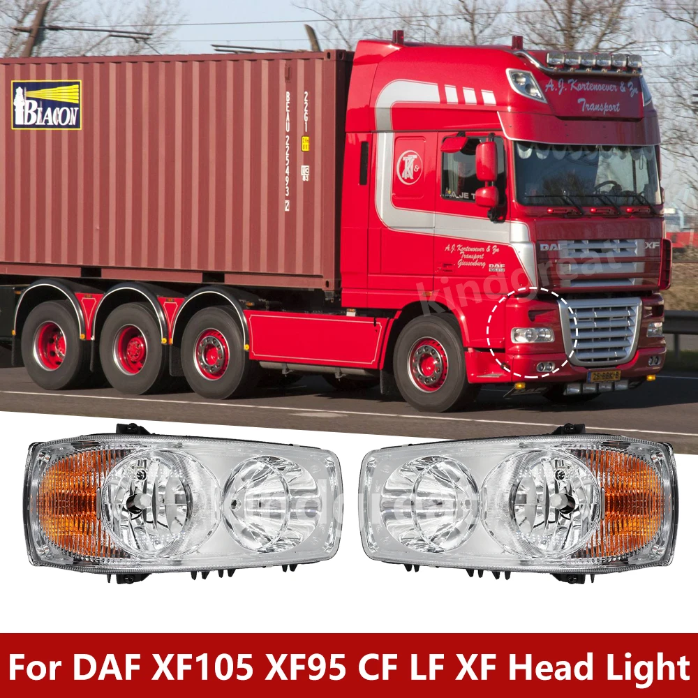 24V-European-Truck-Parts-Head-Lamp-1699301-1699300-For-DAF-XF105-XF95 ...