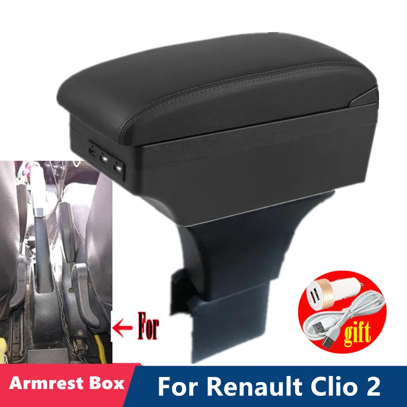 For Renault Captur Clio 2 Armrest box For Renault Clio 2 car Armrest ...