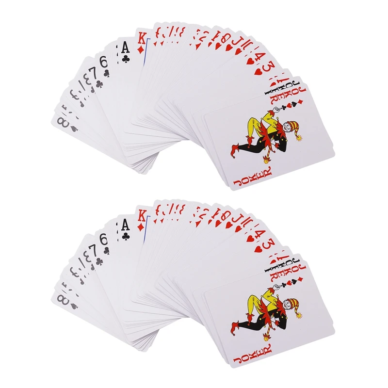 2X-Secret-Marked-Poker-Cards-See-Through-Playing-Cards-Magic-Toys-Poker ...