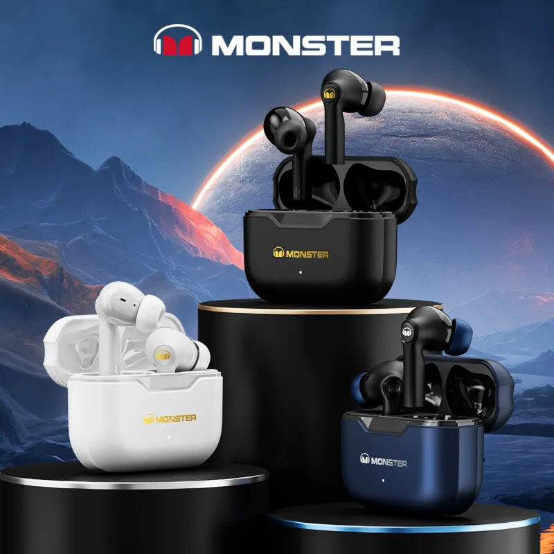 Monster-Original TWS Fones de Ouvido Sem Fio Bluetooth com Redução de ...