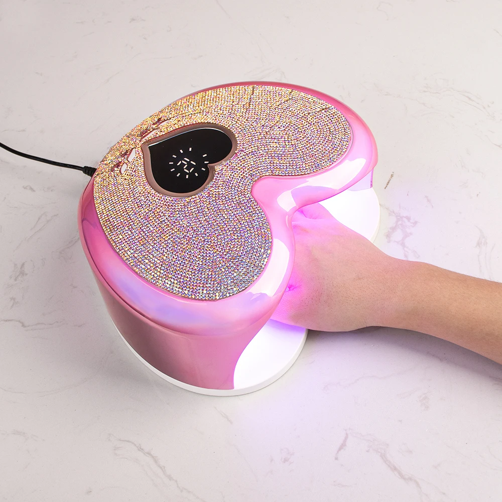Professional-Nail-Lamp-with-Rhinestone-Nail-Gel-Dryer-Pedicure-Machine ...