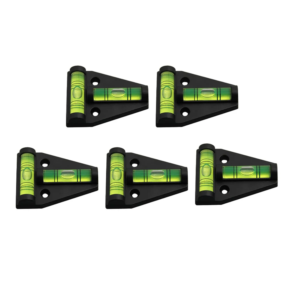 5PCS-Horizontal-Plastic-Mini-T-Type-Spirit-Level-T-type-Scope-Triangle ...