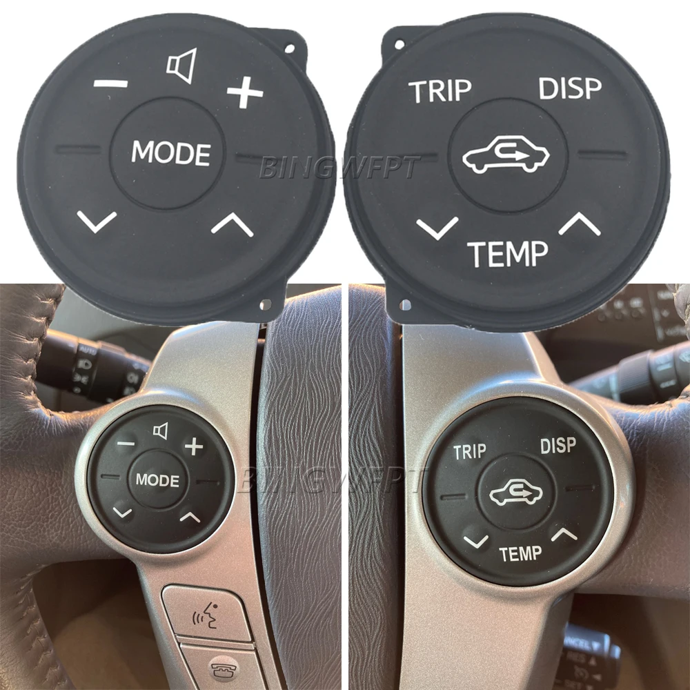 2PCS Button Multifunction Steering Wheel Switch Control Buttons Panel ...