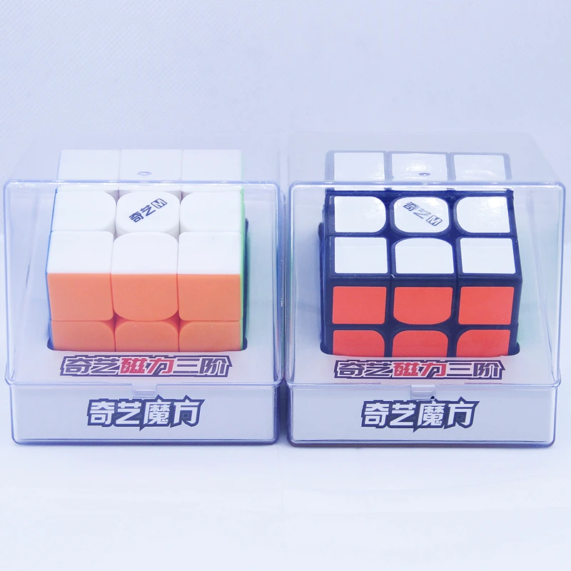 CASSE-TETE,3x3 M Black--Qiyi Série MS Aimants Cube magique 3x3 Qiyi MS ...