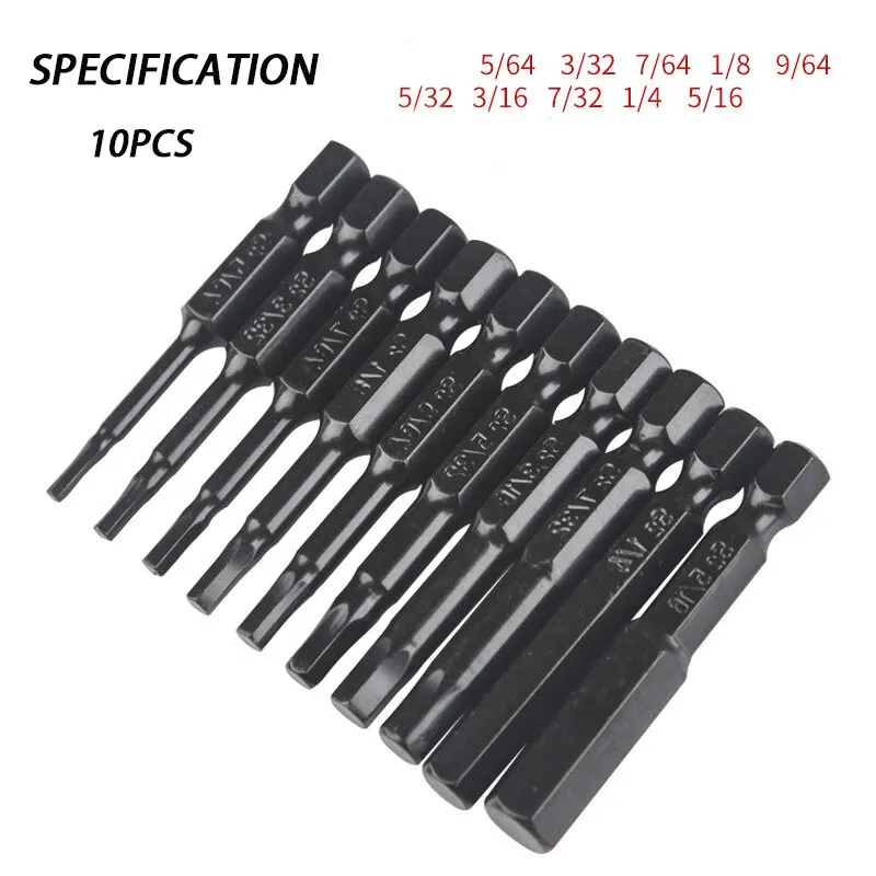 10pcs-Hexagonal-Bit-Set-Multi-Standard-Wear-Resistant-and-Durable ...