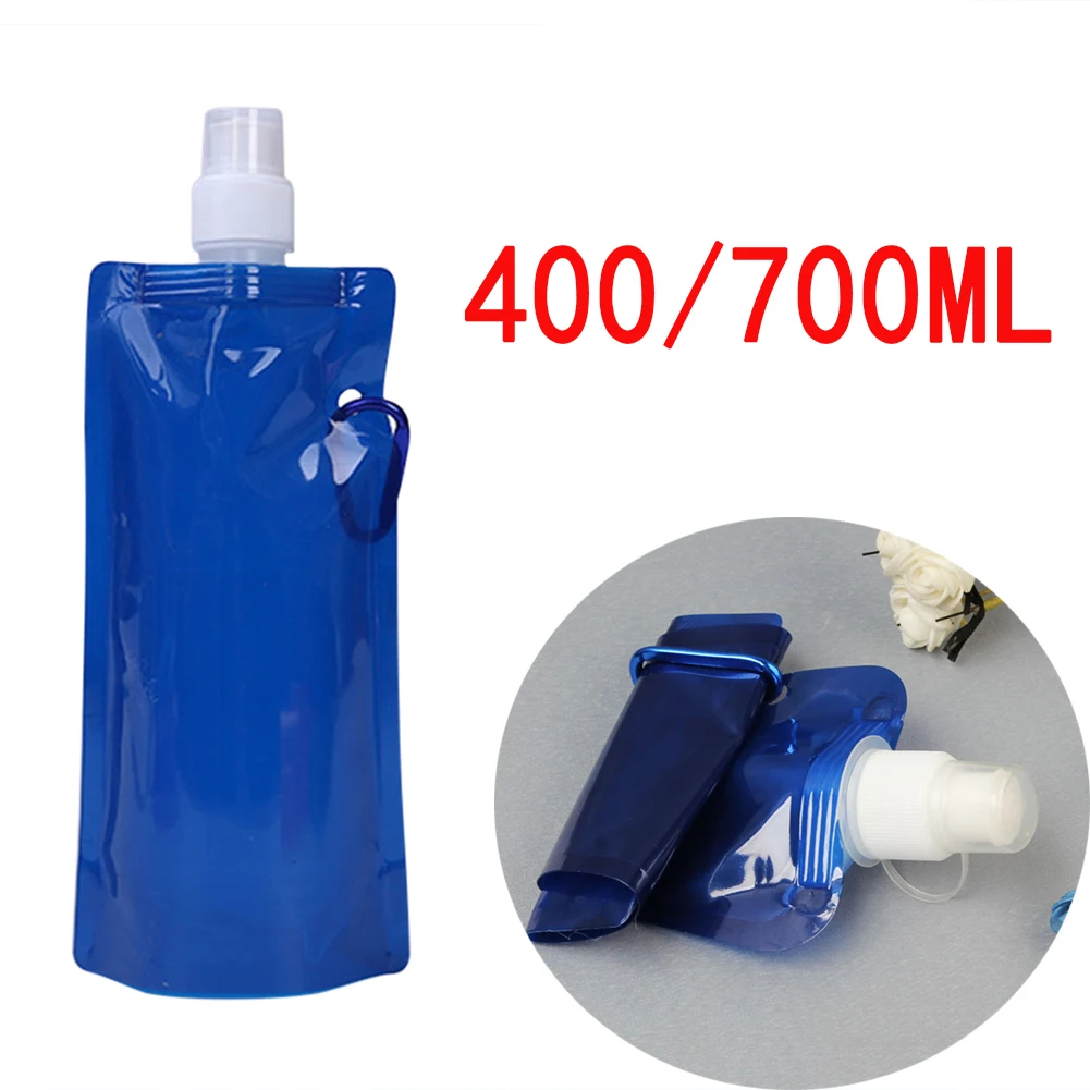 480700ml 러닝 스포츠 자전거 소프트 물병 접는 소프트 플라스크 워터 가방 스포츠 접이식 접이식 주전자 물병 가방